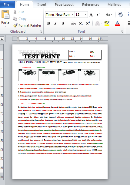 Berapa sebenarnya jumlah cetak halaman (page yield) yang dihasilkan ...